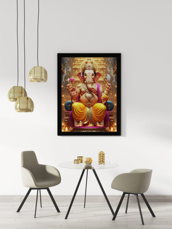 Lord Ganesha Photo Frame 12X8 - epicgraphicdesigns